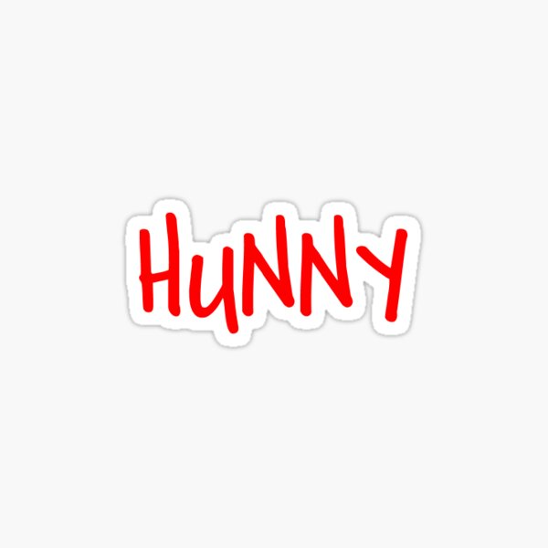 "hunny" Sticker for Sale by mackenziecopfer | Redbubble