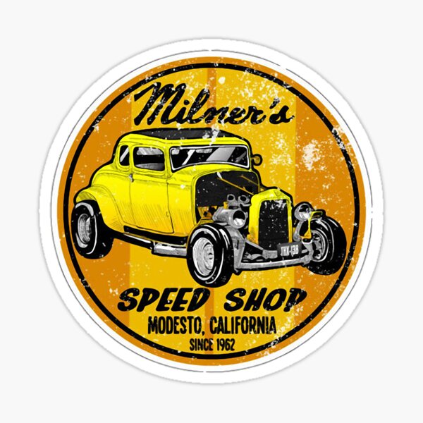 Speed Shop Stickers | Redbubble