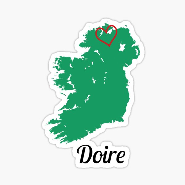 "Doire / Derry" Sticker for Sale by -Bravo-Sierra- | Redbubble