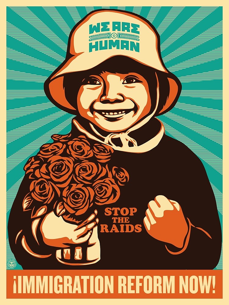 "IMMIGRATION REFORM NOW" Poster for Sale by klausbalzano | Redbubble