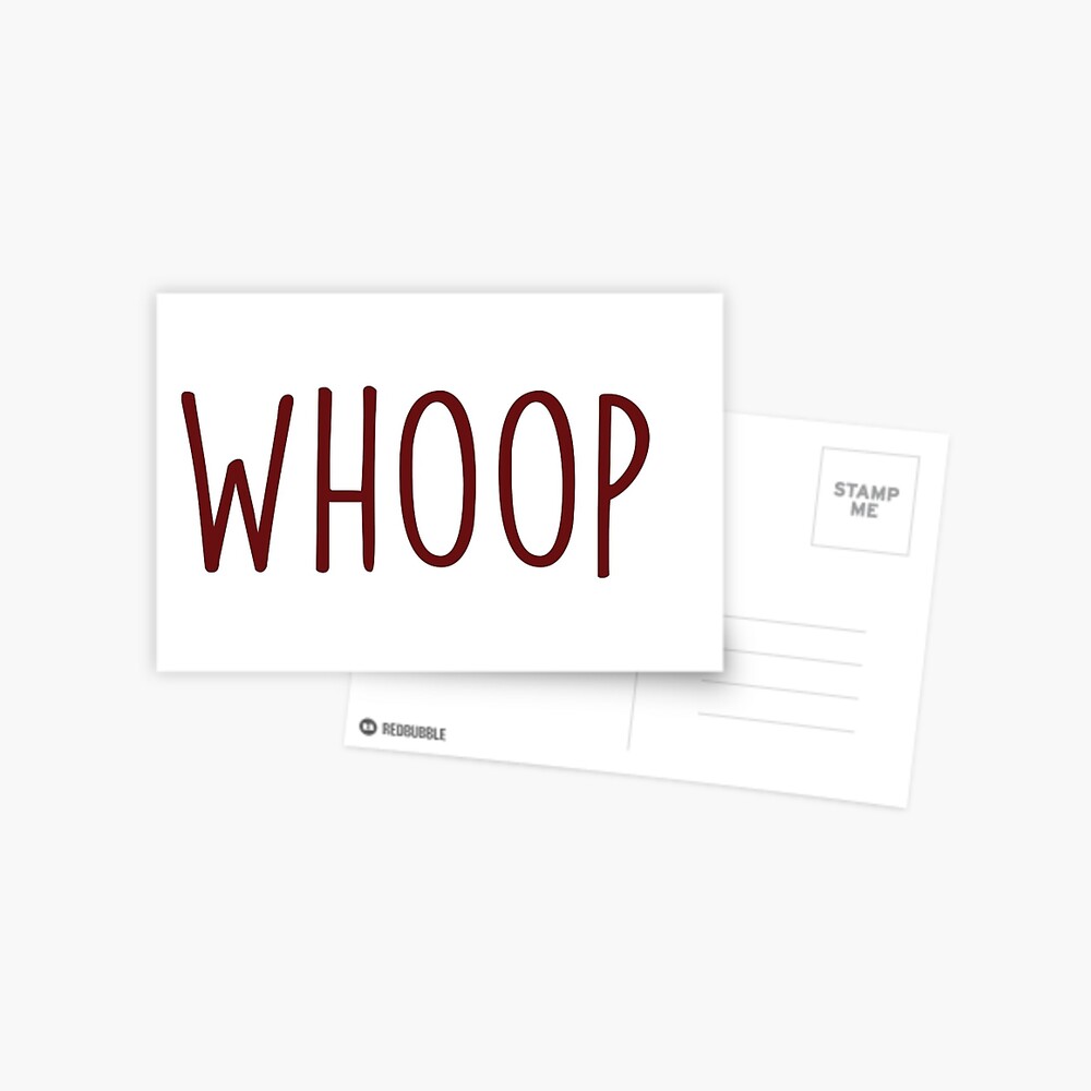 "Whoop!" Sticker for Sale by kendylrickard | Redbubble