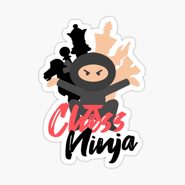 "Chess Ninja Checkmate Master Chess Gift" Sticker for Sale by killbotx ...