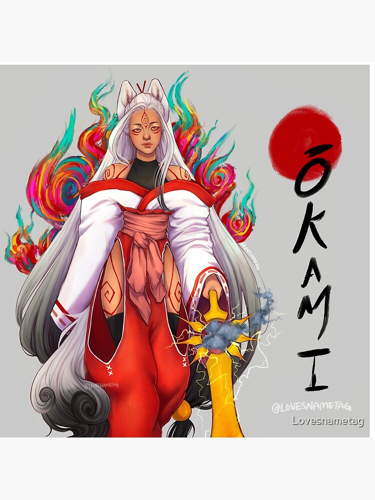 Okami Human Amaterasu Coasters Set Of 4 For Sale By Lovesnametag