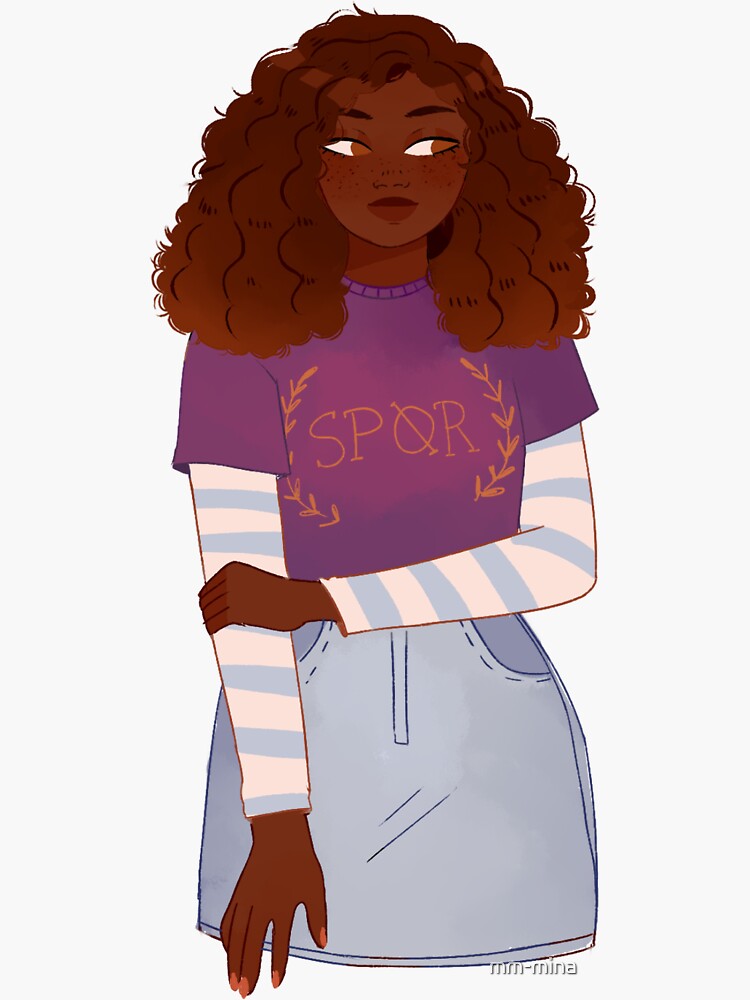 "Hazel!" Sticker for Sale by mm-mina | Redbubble