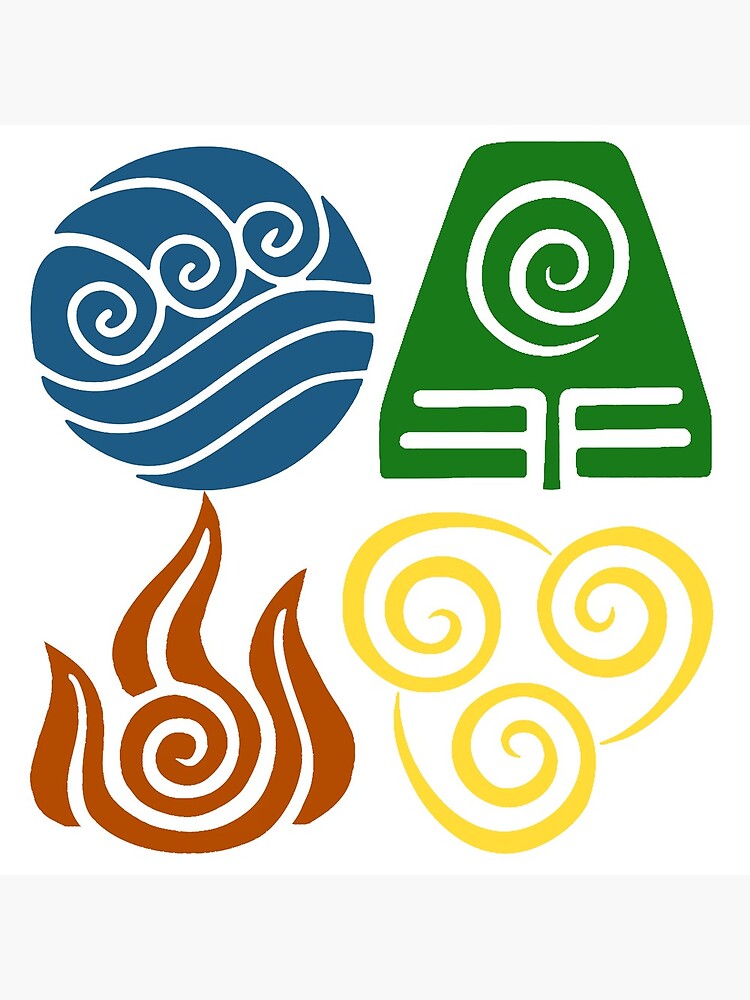 "Four Elements" Poster by kaylakirkendall | Redbubble