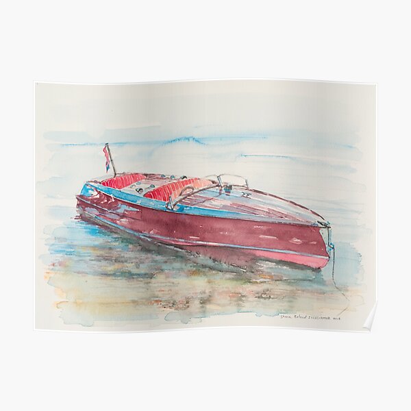 Speedboat Posters | Redbubble