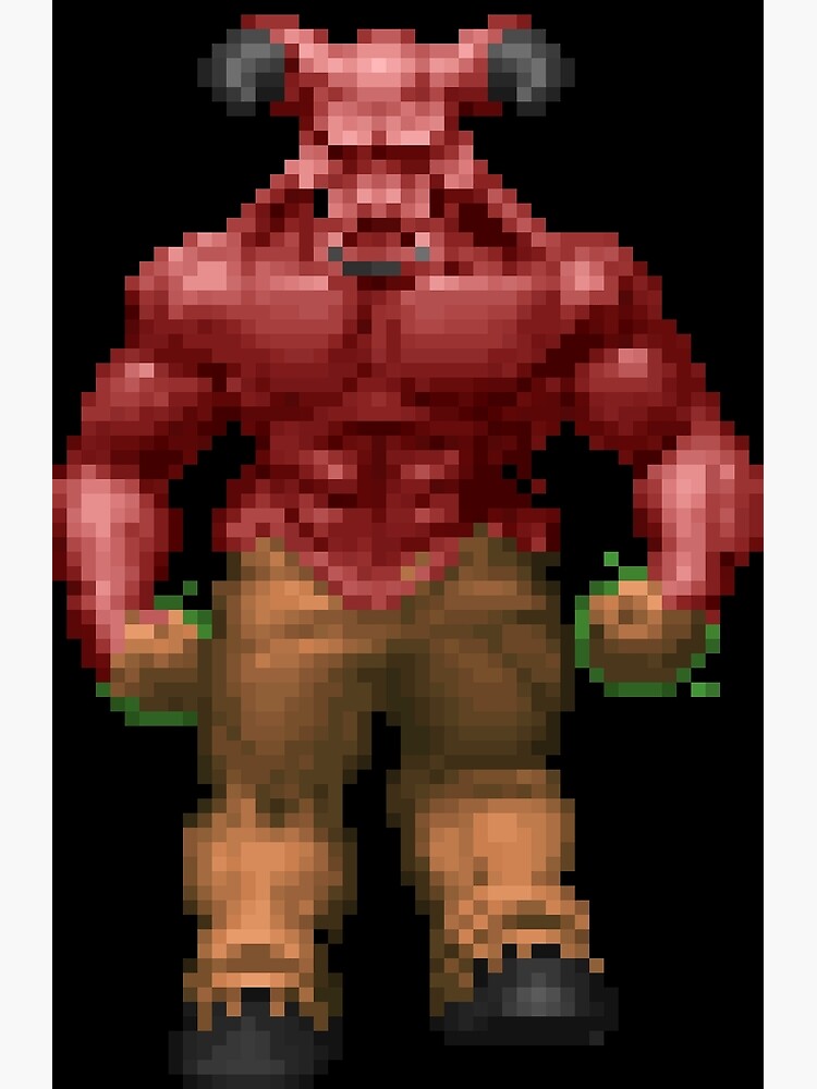 "Doom - Retro - Baron Of Hell" Photographic Print for Sale by ...