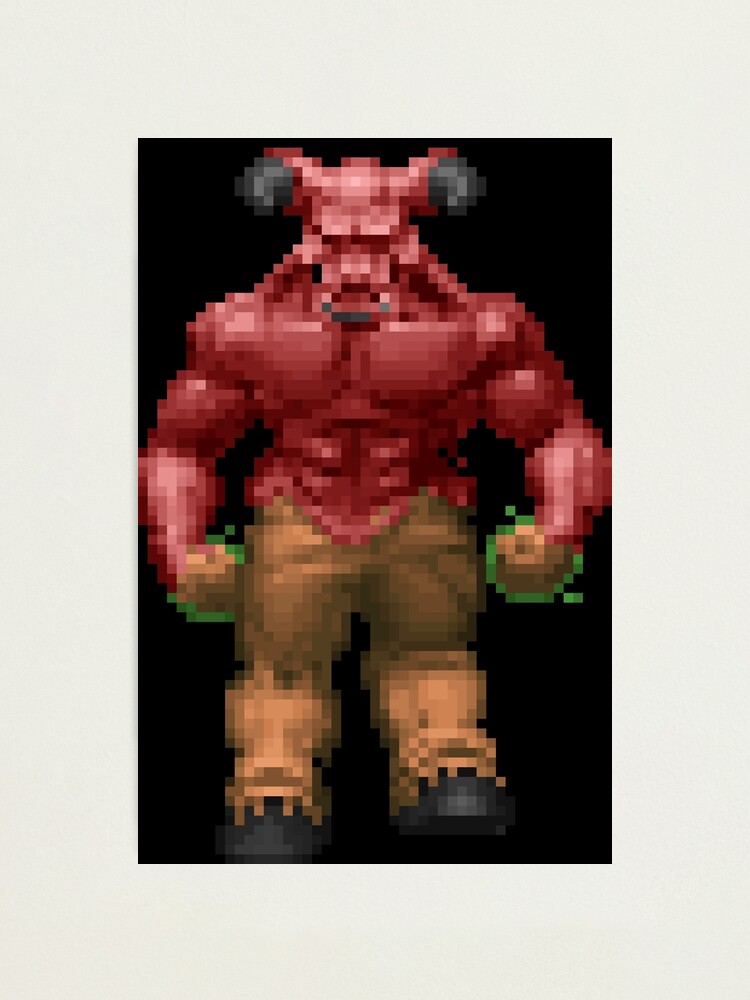 "Doom - Retro - Baron Of Hell" Photographic Print for Sale by ...