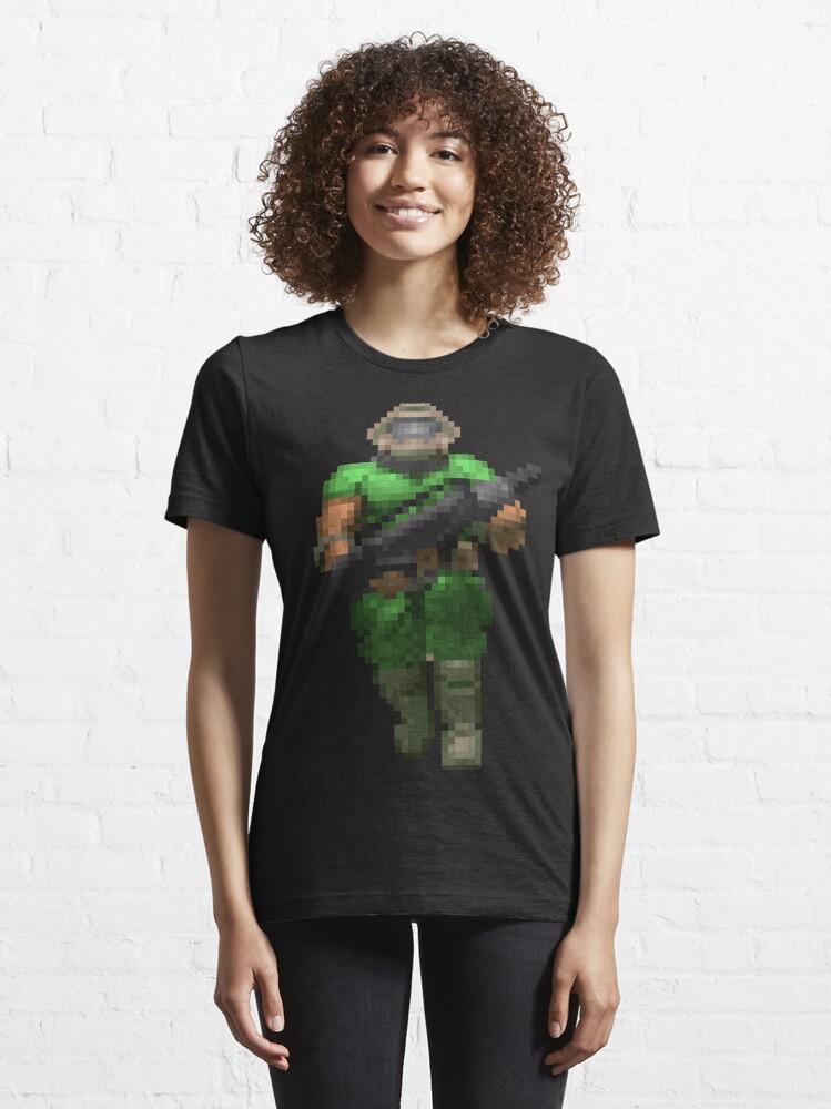 "Doom - Retro - Doom Guy" T-shirt for Sale by Theenclave | Redbubble ...