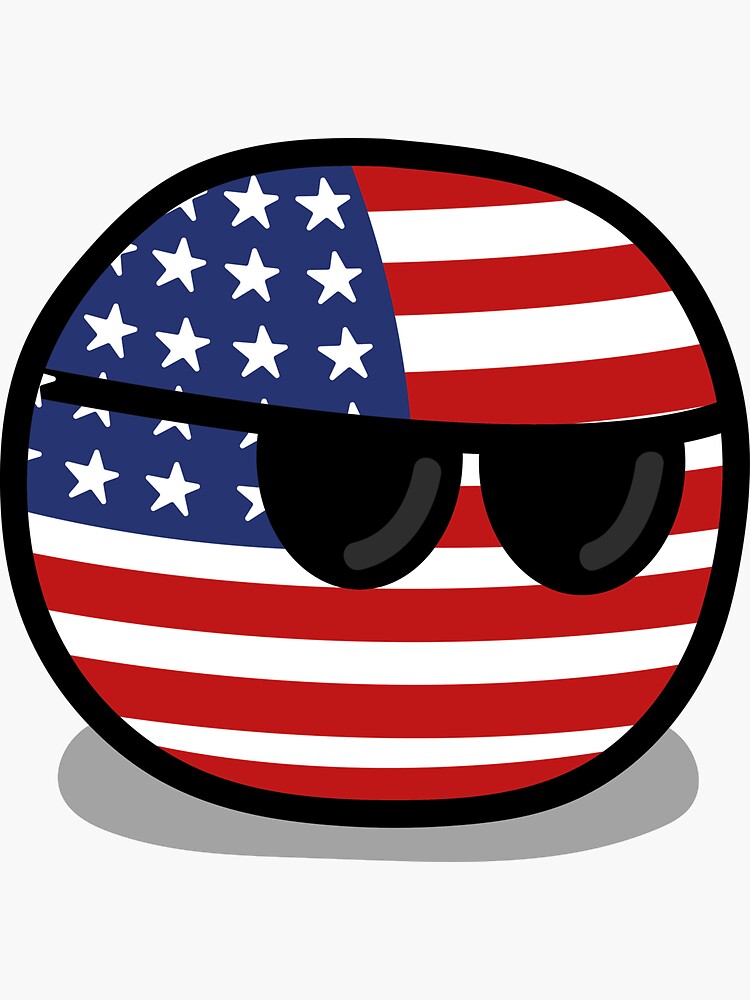 "USAball" Sticker for Sale by shirtgrass | Redbubble