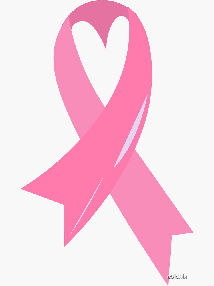 "Awareness Pink Ribbon" Sticker for Sale by eulonix | Redbubble