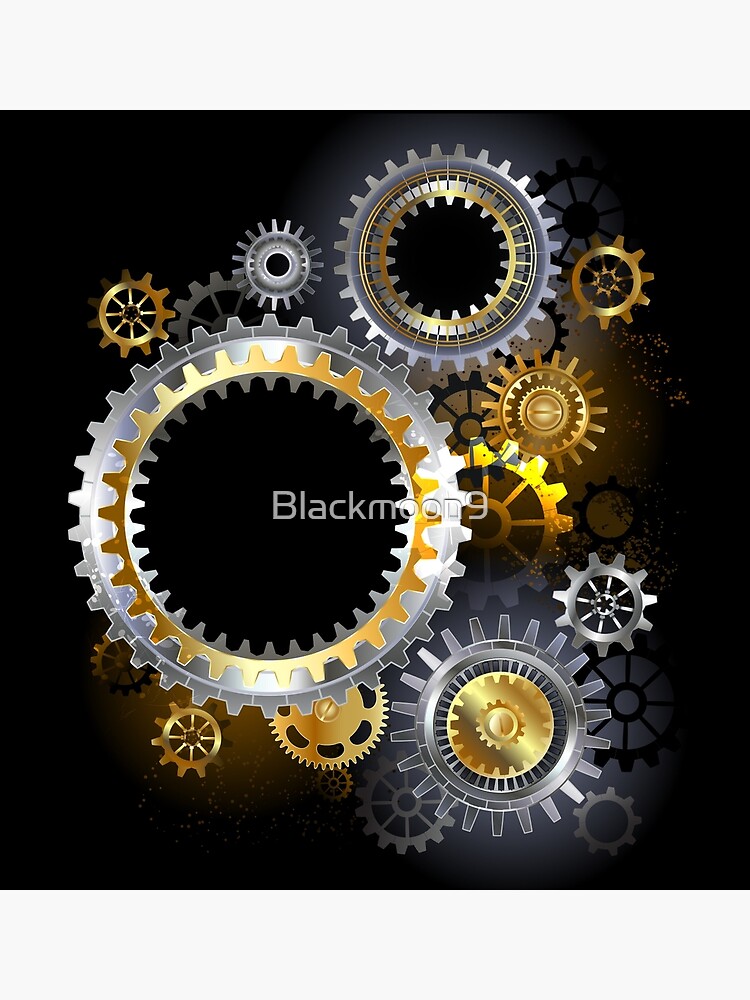 Steampunk Gears Background