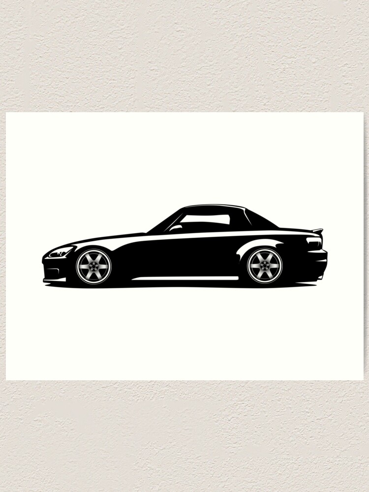 "S2K Side Artwork" Art Print for Sale by l13psna | Redbubble