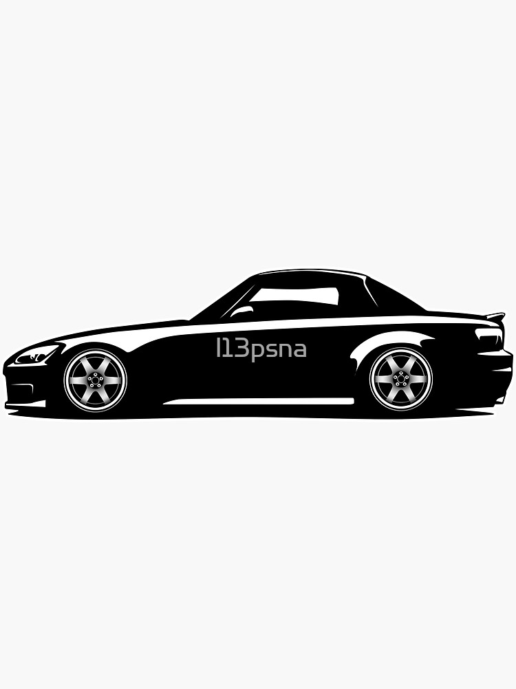 "S2K Side Artwork" Sticker for Sale by l13psna | Redbubble