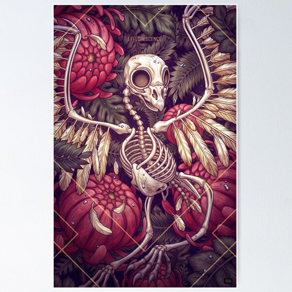 "EFFLORESCENCE " Poster for Sale by Hellion Arts | Redbubble