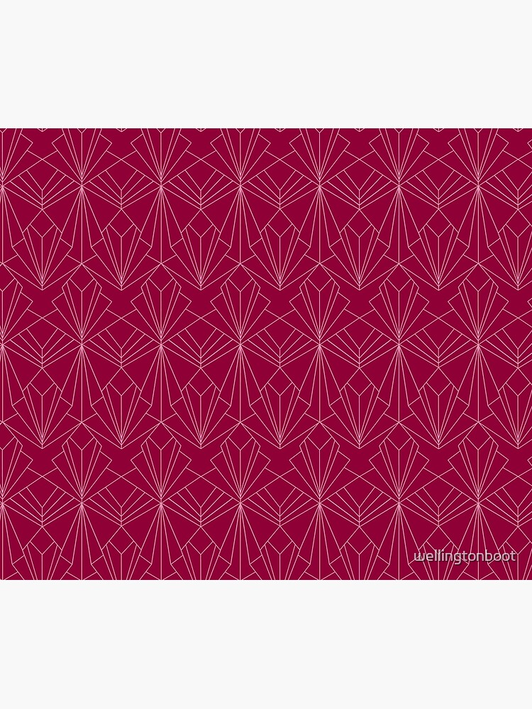 "Art Deco in Raspberry Pink" Throw Blanket for Sale by wellingtonboot ...