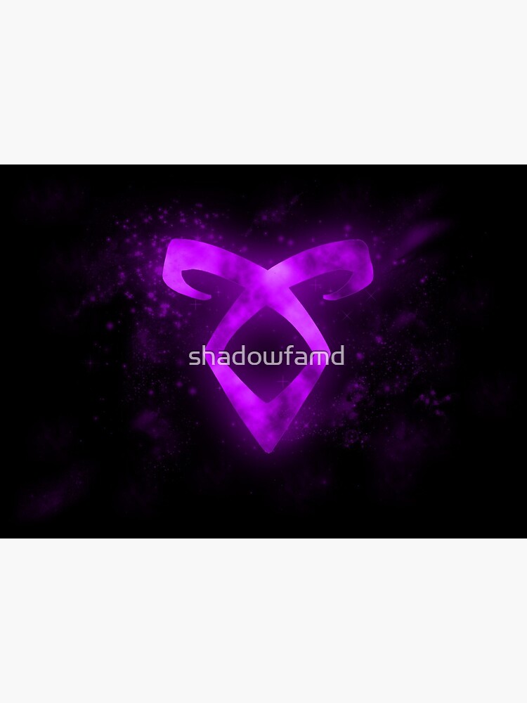 "Glowing purple Angelic Rune Shadowhunters" Metal Print for Sale by ...