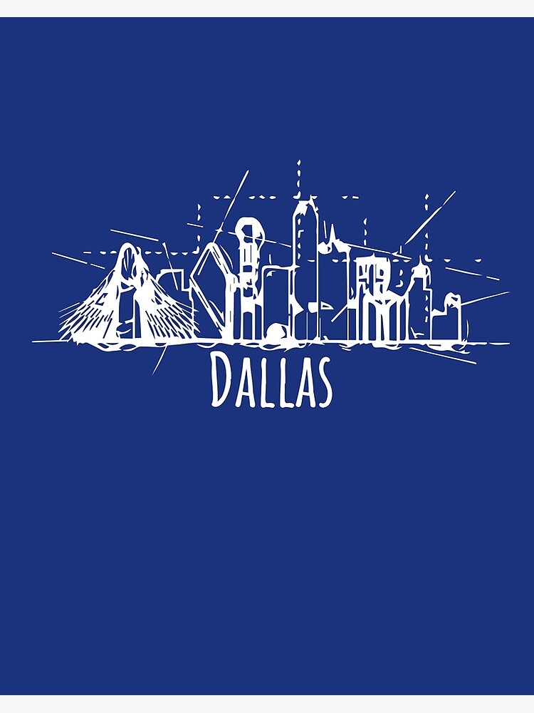 Amusing Dallas Skyline Vector Pics