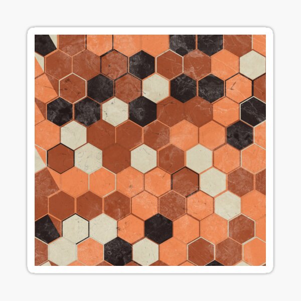 "Polygons V3" Sticker for Sale by MOKA META | Redbubble