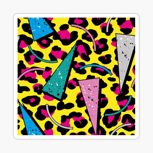 "90s Leopard Print Pattern" Sticker for Sale by IndieWorks | Redbubble