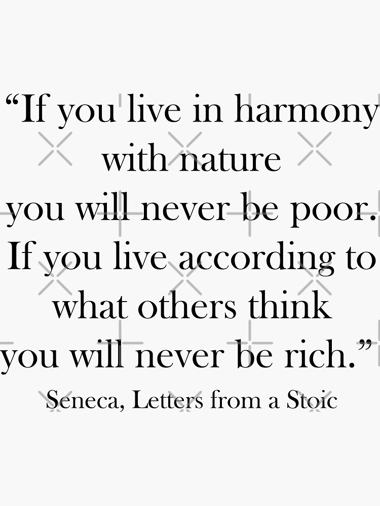 "Seneca, Letters from a Stoic" Sticker for Sale by trajeado14 | Redbubble