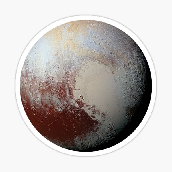 "Pluto Planet" Sticker for Sale by VirtuosoSpyder | Redbubble