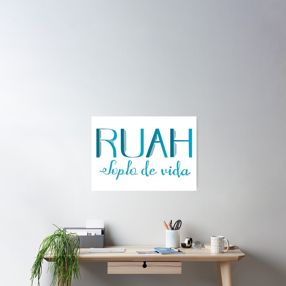 "Ruah breath of life" Poster for Sale by javisolarte | Redbubble