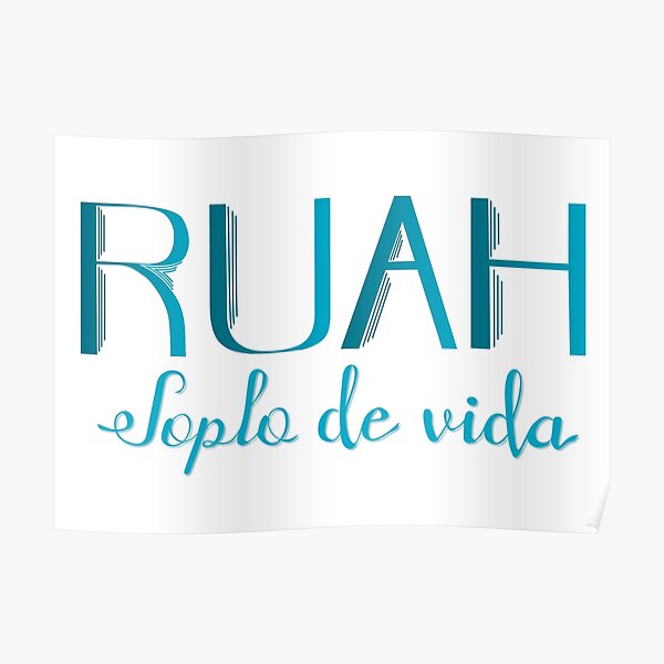 "Ruah breath of life" Poster for Sale by javisolarte | Redbubble