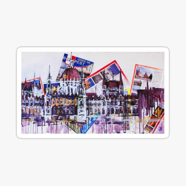"Budapest " Sticker by bortsova | Redbubble