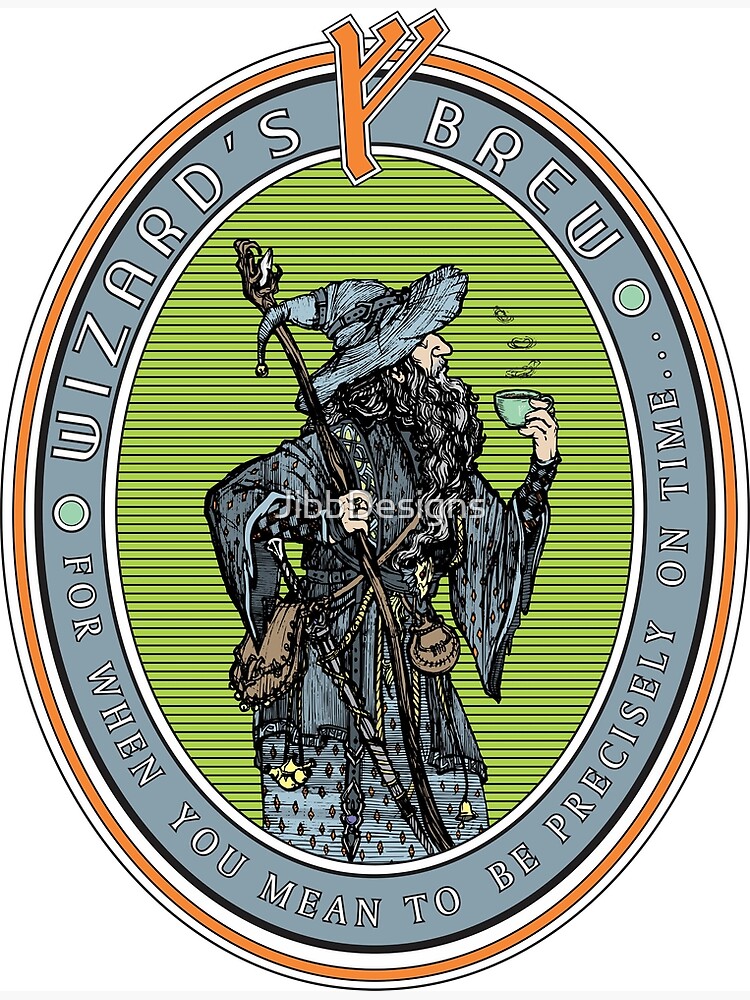 "Official Wizard's Brew Logo shirt" Poster by JibbDesigns | Redbubble