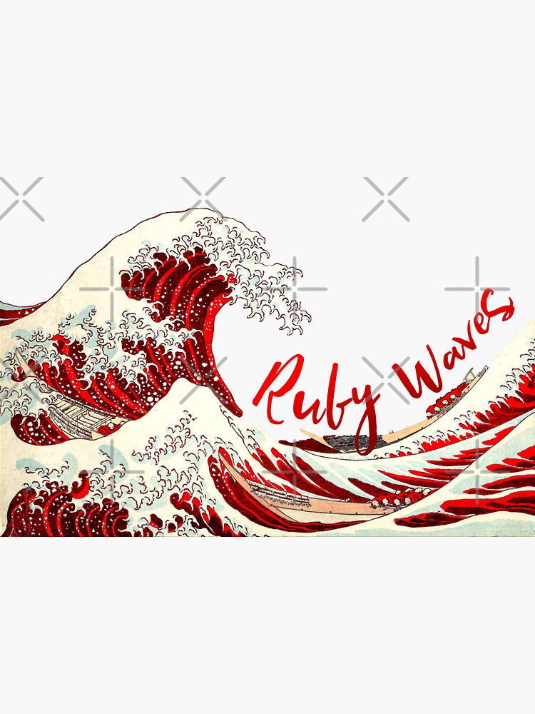 "Ruby Waves - Phish" Sticker for Sale by AllyFlorida | Redbubble