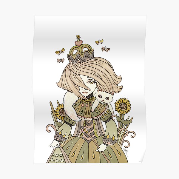 "Little Queenie" Poster for Sale by AnitaInverarity | Redbubble