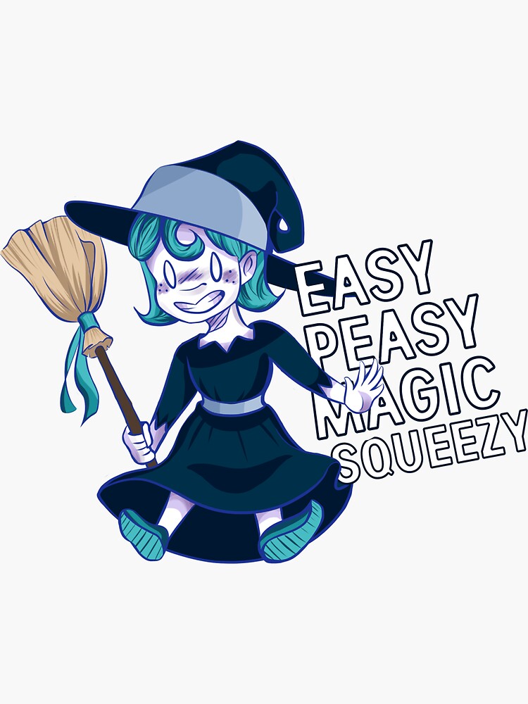 "Little Witch (Easy peasy magic squeezy)" Sticker for Sale by ...