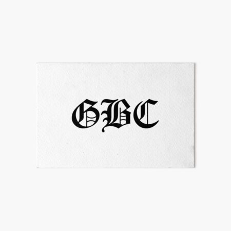 "Goth Boy Clique Logo GBC" Art Board Print for Sale by MontBeu | Redbubble