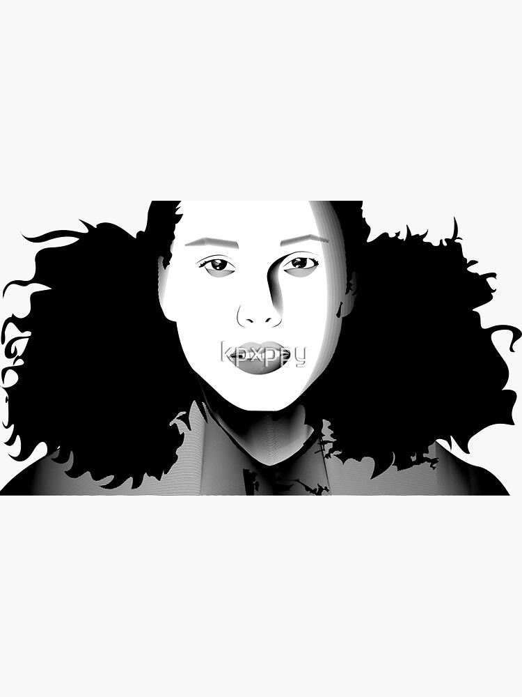 "Alicia Keys" Sticker by kpxppy | Redbubble