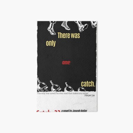 "Catch-22 - Book cover design" Art Board Print by jackbooks | Redbubble