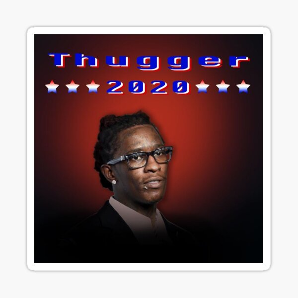 "Thugger 2020" Sticker for Sale by stonecolddesign | Redbubble