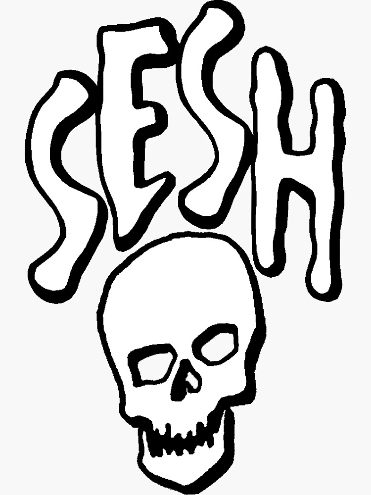 "bones teamsesh logo" Sticker for Sale by witchparty | Redbubble