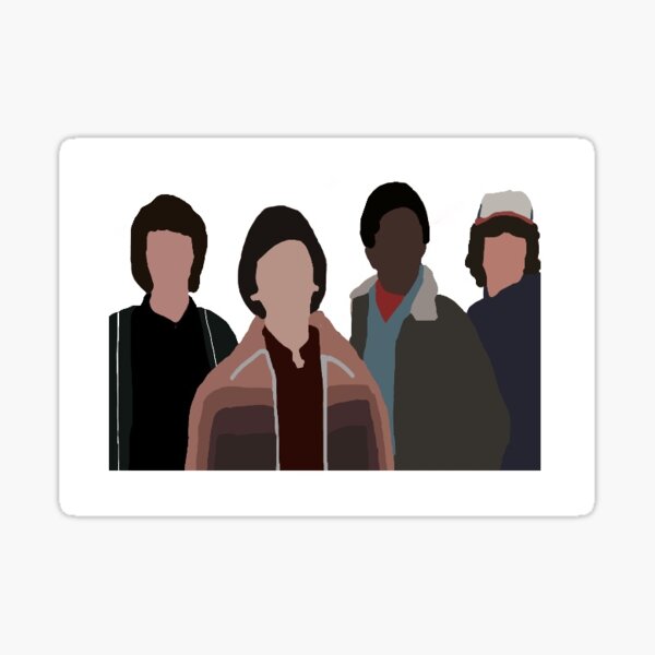 "Stranger things sticker " Sticker for Sale by Kekaaai | Redbubble