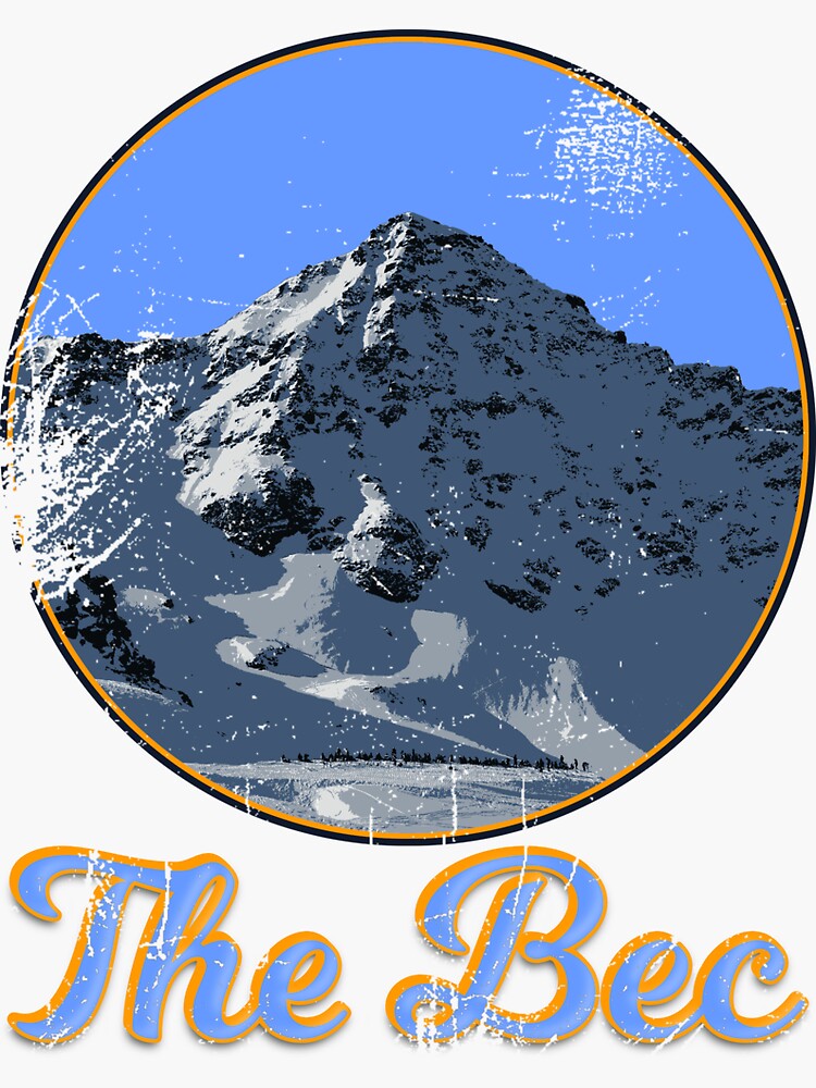 "The Bec des Rosses" Sticker by Aircooledtype1 | Redbubble