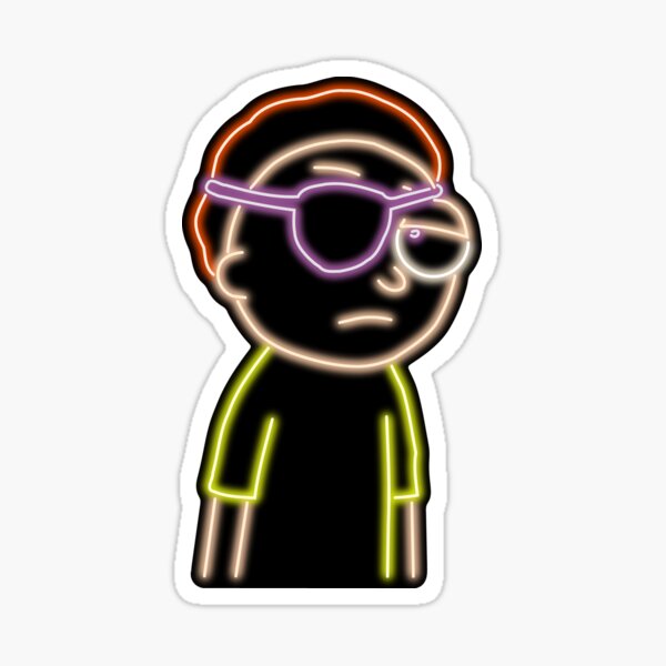 Evil Morty Stickers | Redbubble