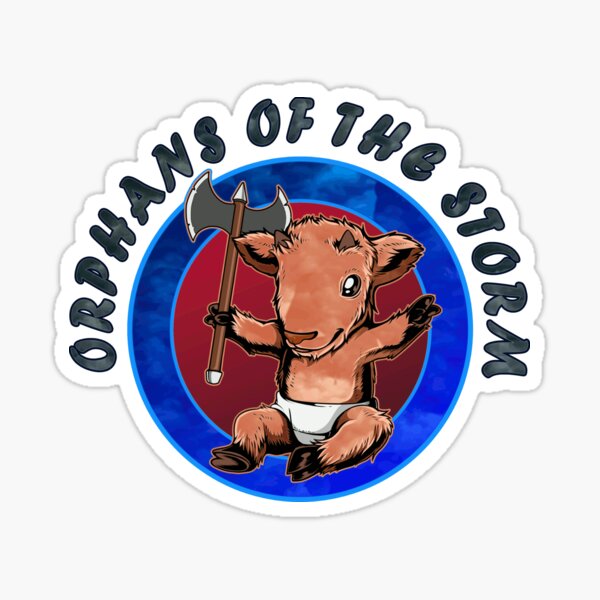 "Storm Orphan" Sticker by Orphans-Storm | Redbubble