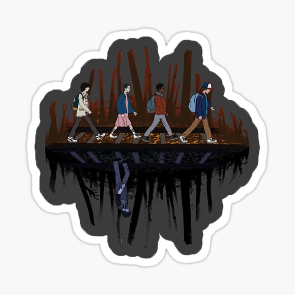 "Stranger Things" Sticker for Sale by Abbylanza5 | Redbubble