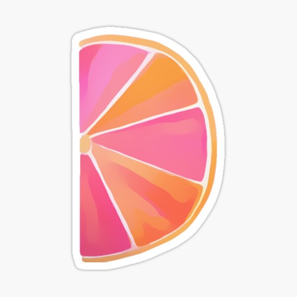 "Grapefruit" Sticker for Sale by MaddieandRenee | Redbubble