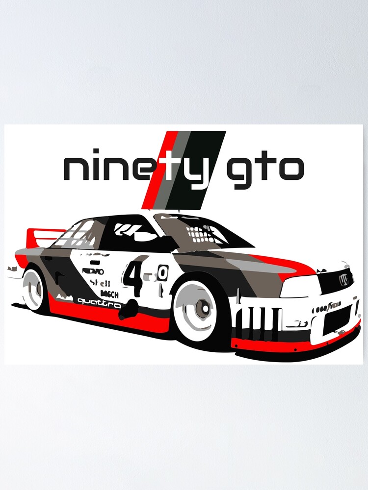 "1989 90 quattro IMSA GTO Race Car" Poster for Sale by FromThe8Tees ...