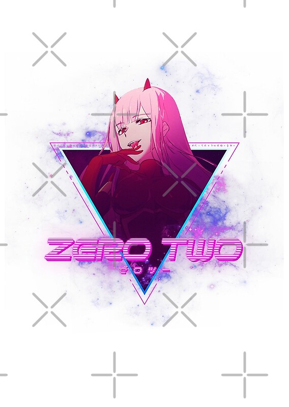"Darling in the Franxx (Zero Two 002 Aesthetic)" by Waifu Dope | Redbubble