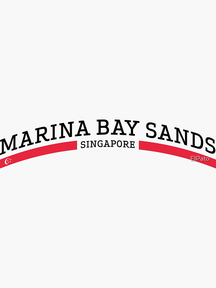 "Marina Bay Sands Singapore" Sticker for Sale by ElPato | Redbubble