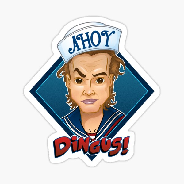 Dingus Stranger Things Stickers | Redbubble