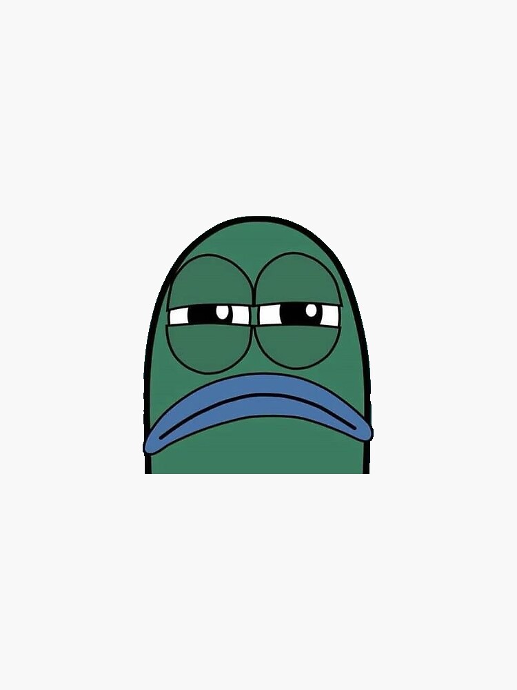 "Spongebob Fish" Sticker by shelbylickliter | Redbubble