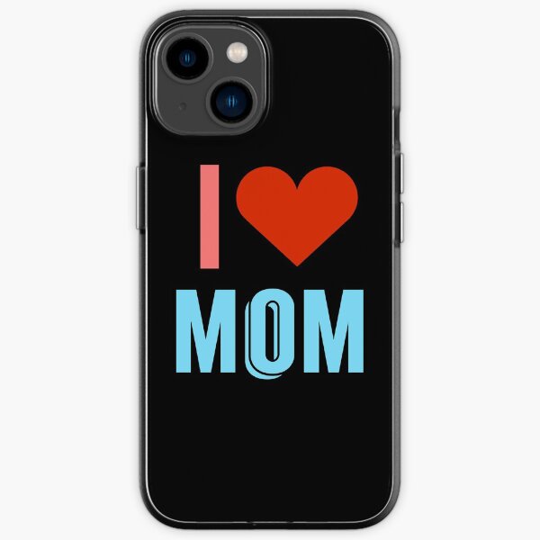 "I Love Mom" iPhone Case for Sale by Binsagar | Redbubble